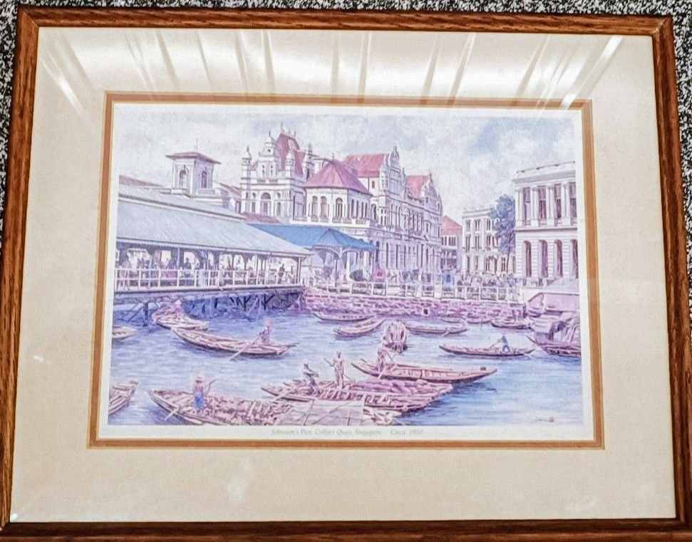 Vintage photos of Raffles Place, Furniture & Home Living, Home Decor ...