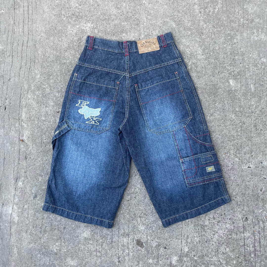 Vintage Y2k Fox jorts, Men's Fashion, Activewear on Carousell