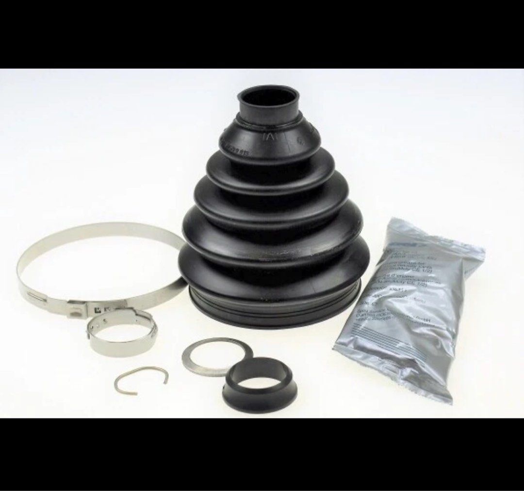 Audi Vw golf mk5 gti jetta gli outer rubber driveshaft boot complete ...