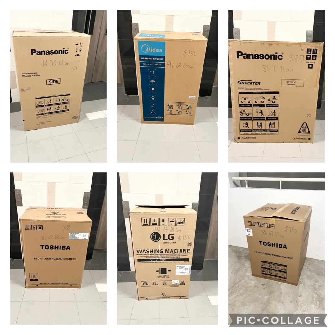 Washing machine boxes carton boxes Refrigerator fridge washing machine ...