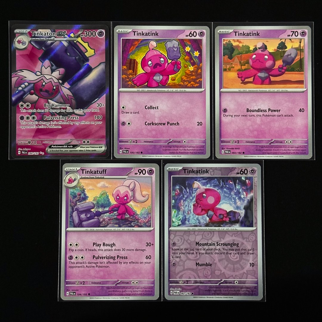 wts/wtt: assorted pink/purple tinkatink, tinkatuff, tinkaton english ...