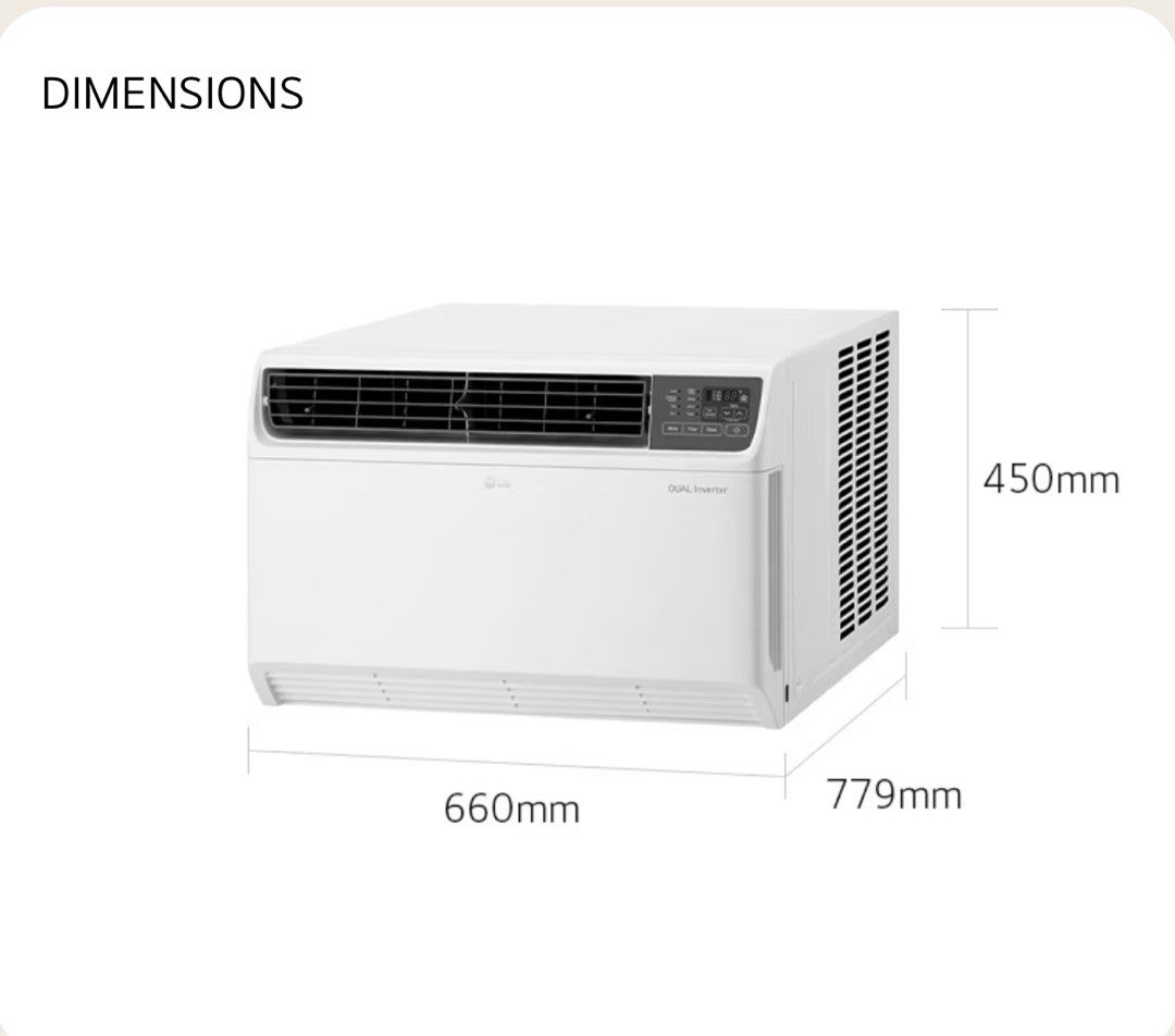 2.5 HP, Dual Inverter Compressor, 70% Energy Saving, Anti-bacterial ...