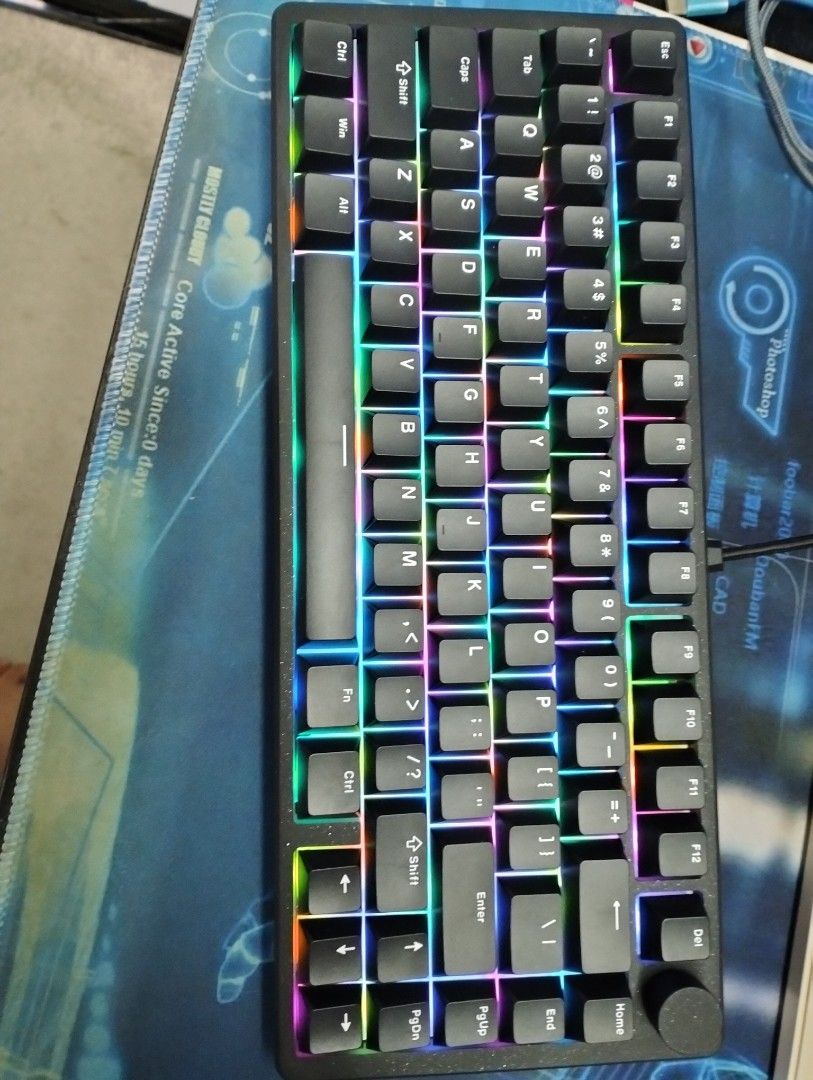 Aftershock ODEN75 Aluminum Wireless Bluetooth Mechanical RGB lighting ...