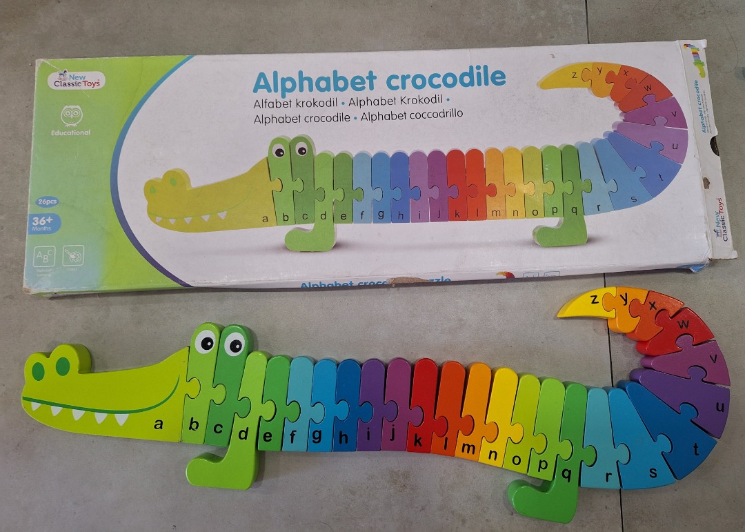 Alphabet Crocodile, Hobbies & Toys, Toys & Games on Carousell