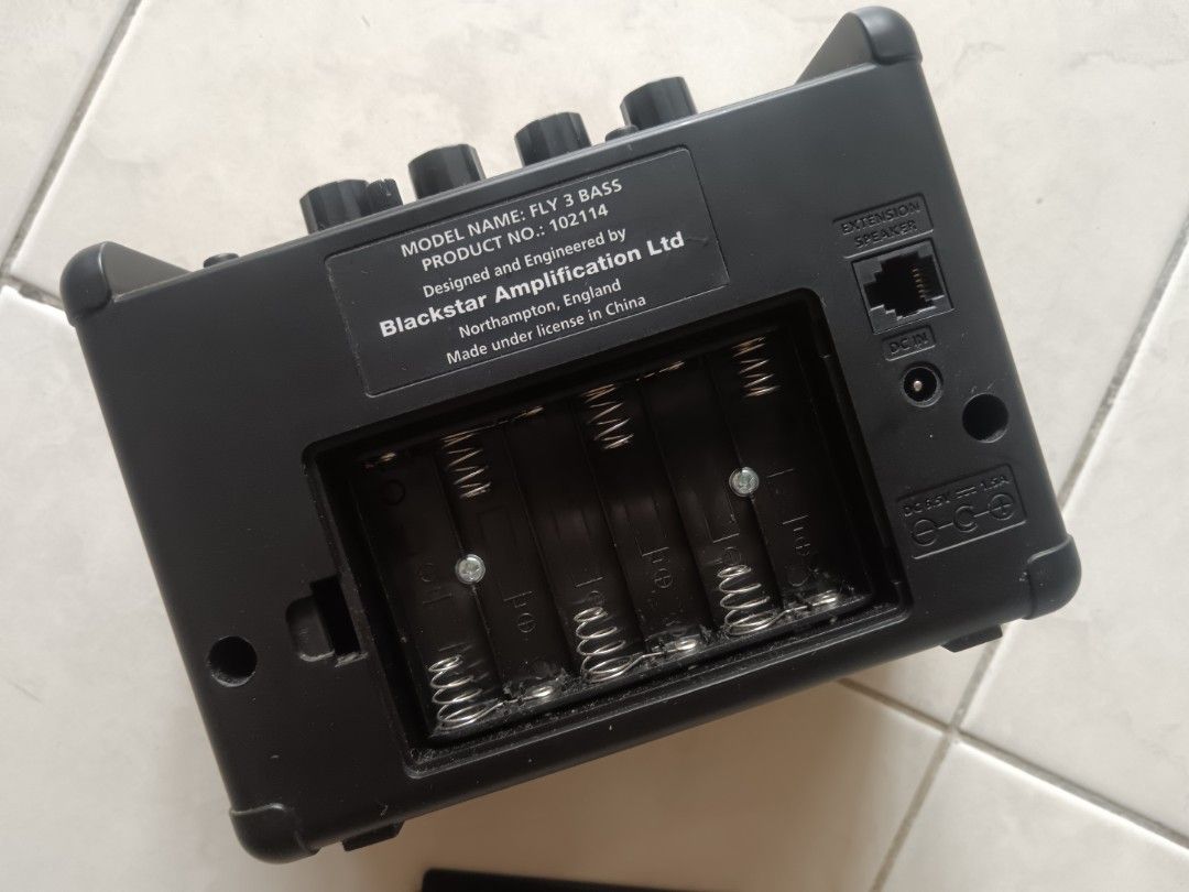 Blackstar fly 3 bass amp, amplifier with original power supply, Hobbies ...