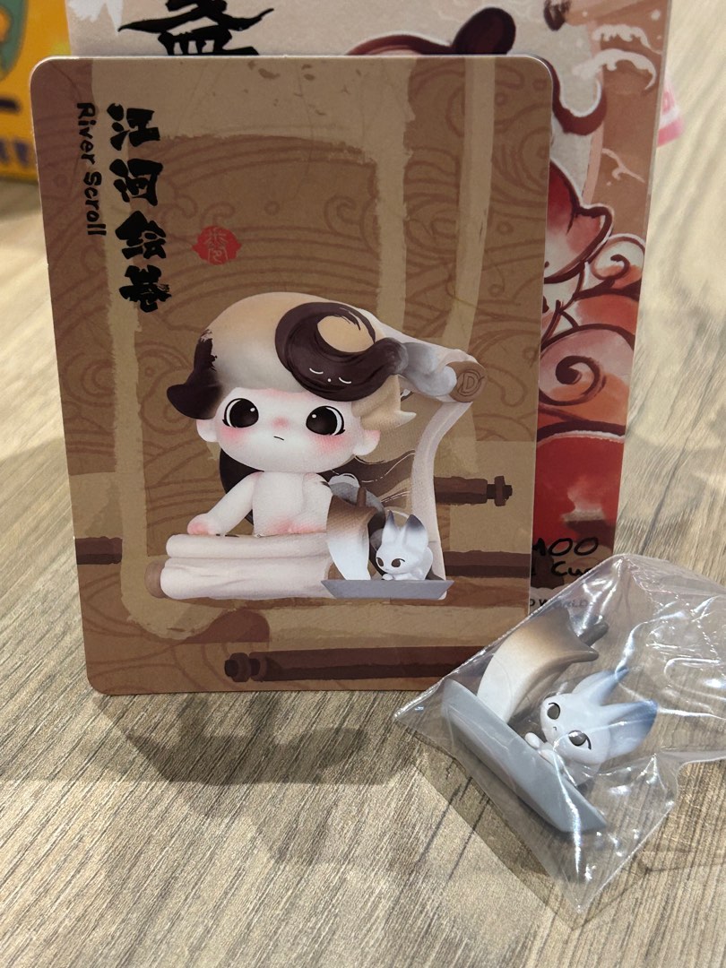 BNIF Popmart Dimoo Stores in a cup River Scroll, Hobbies & Toys, Toys ...