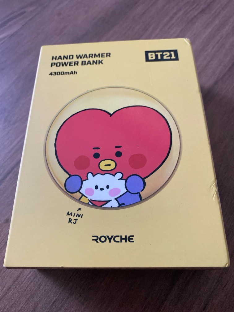 Bt21 handwarmer powerbank, Hobbies & Toys, Memorabilia & Collectibles ...