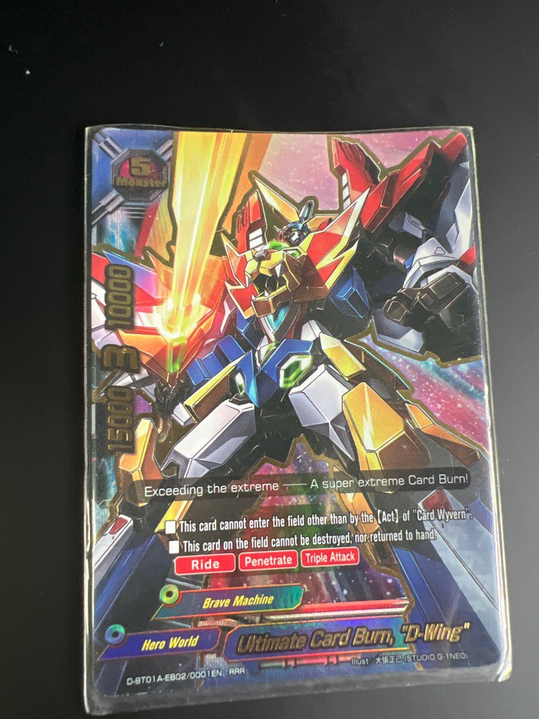 Buddyfight “ultimate card burn “D- Wing”, Hobbies & Toys, Toys & Games ...