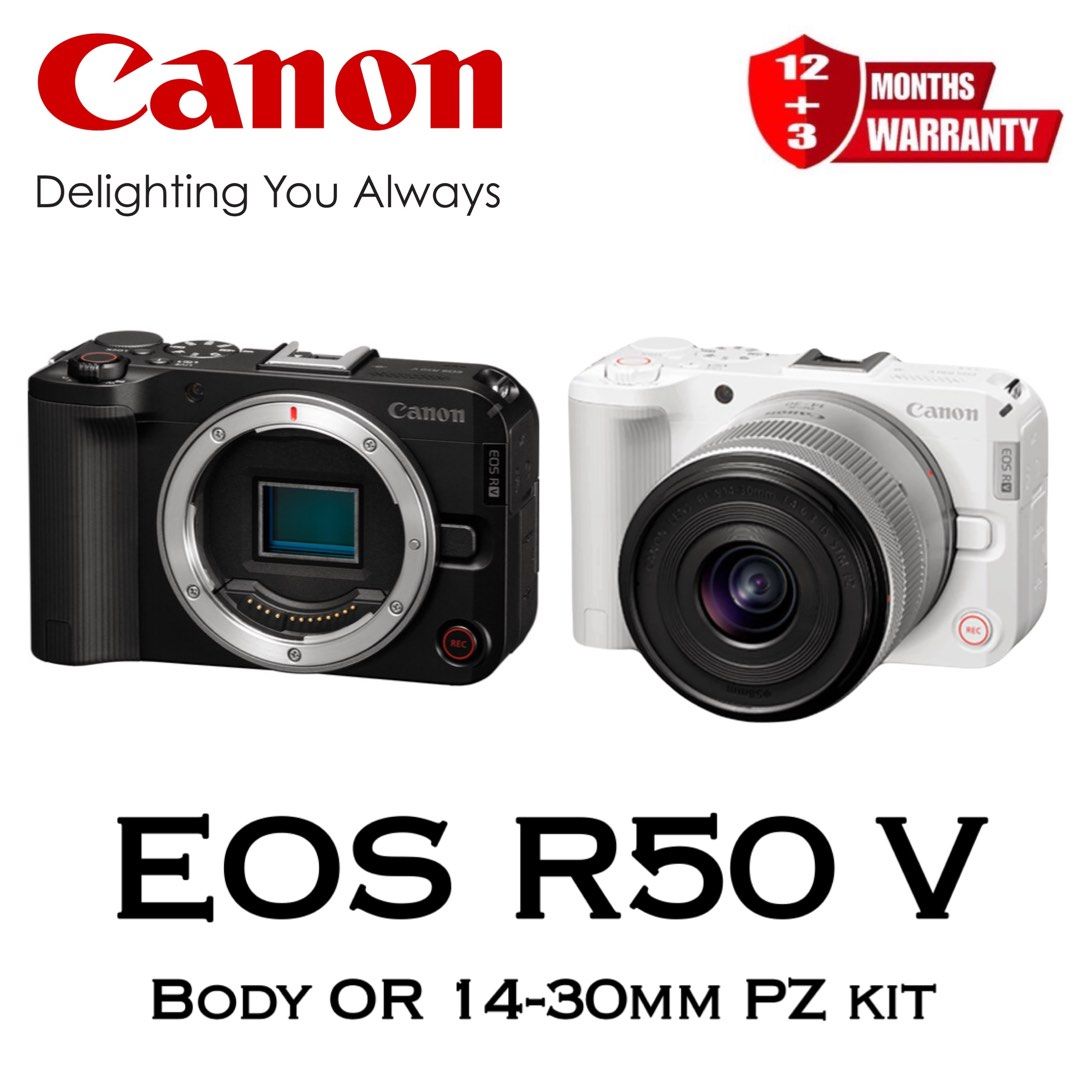 Canon EOS R50 V Camera body | 14-30mm lens kit | R50V R 50V ...