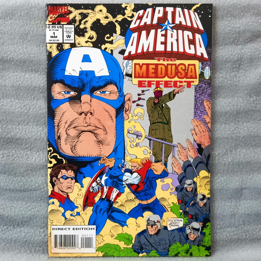 Captain America: Medusa Effect #1 (One-Shot Marvel Comics) Rich Buckler ...