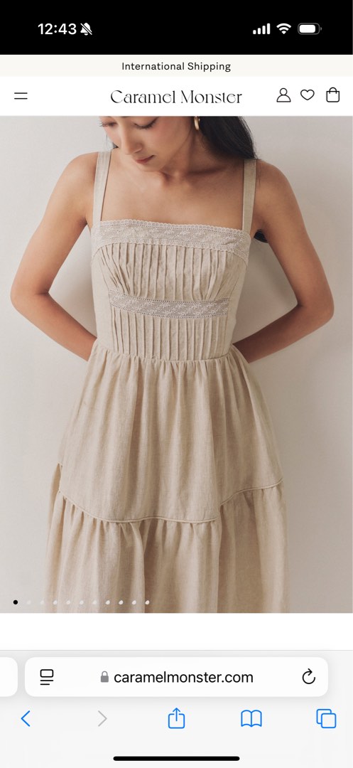 Caramel Monster Sybil dress size S, Women's Fashion, Dresses & Sets ...