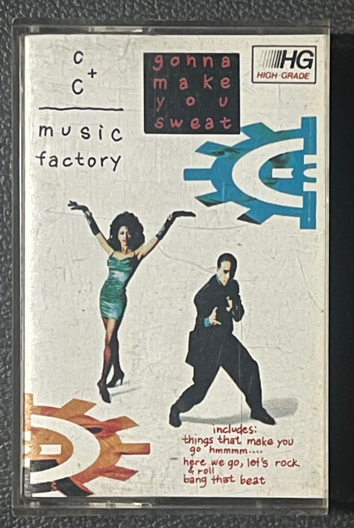 C+C MUSIC FACTORY Gonna Make You Sweat PHILIPPINES Paper Label Cassette ...