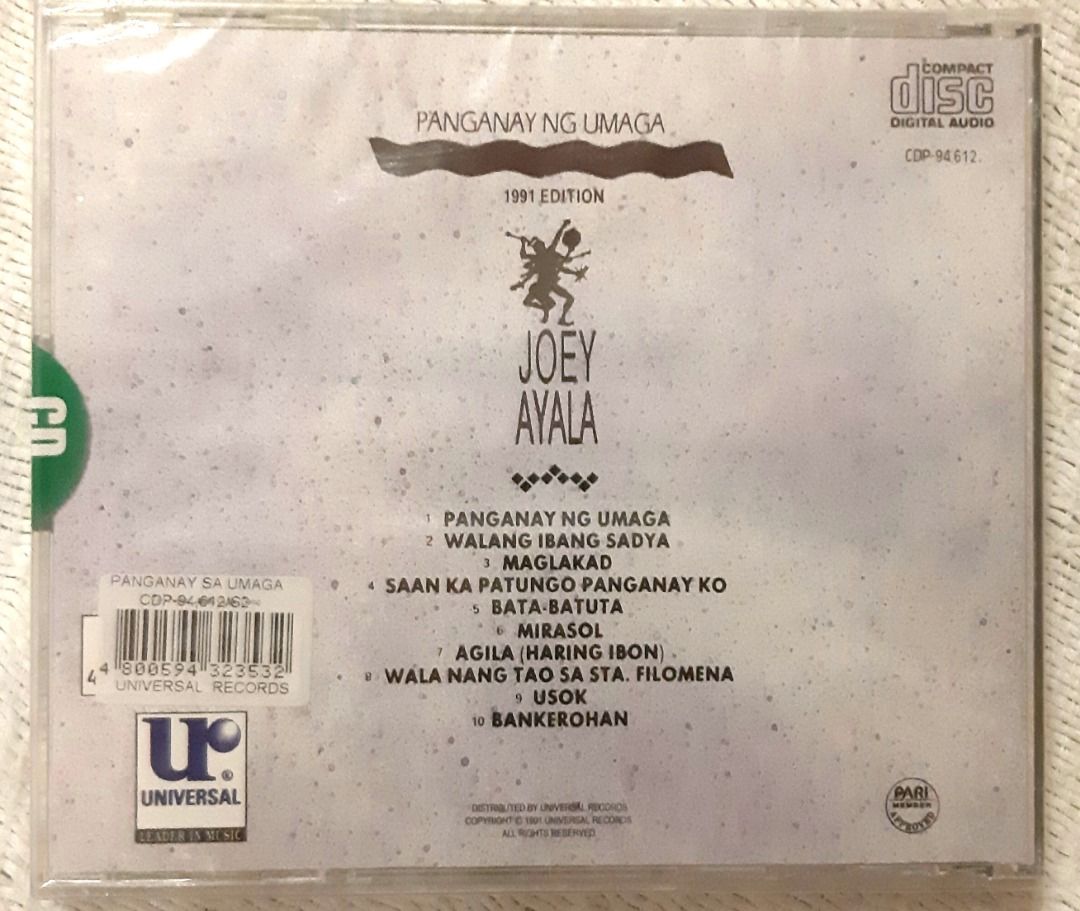 CD - JOEY AYALA at Ang Bagong Lumad - Panganay Ng Umaga (Brandnew Sealed), Hobbies & Toys, Music ...