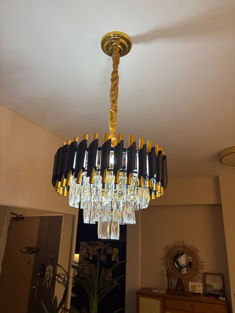 Chandelier pandent light, Furniture & Home Living, Lighting & Fans ...