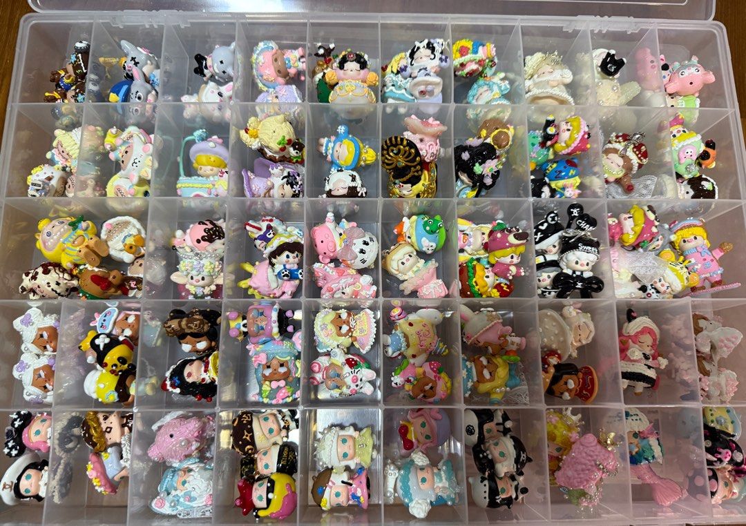 [Clearance] Hand painted figurines popmart popbean sweet bean ...