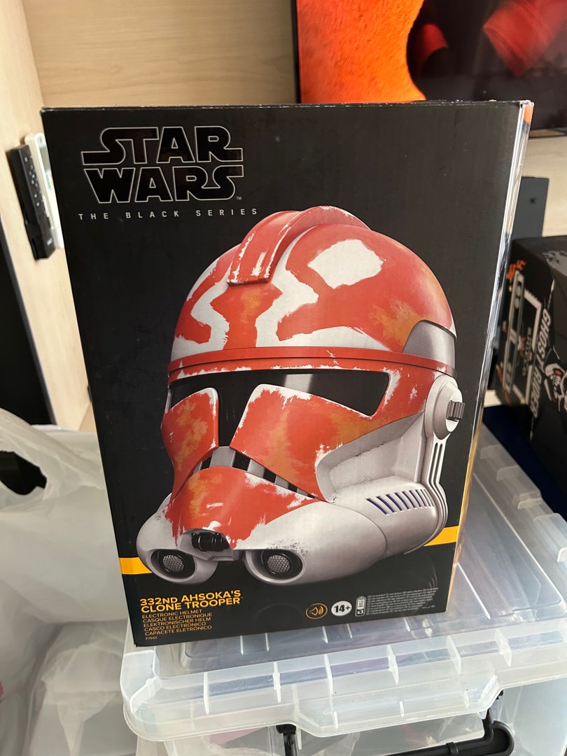 Star Wars Ahsoka 332th Clone Life size electronic helmet, Hobbies ...