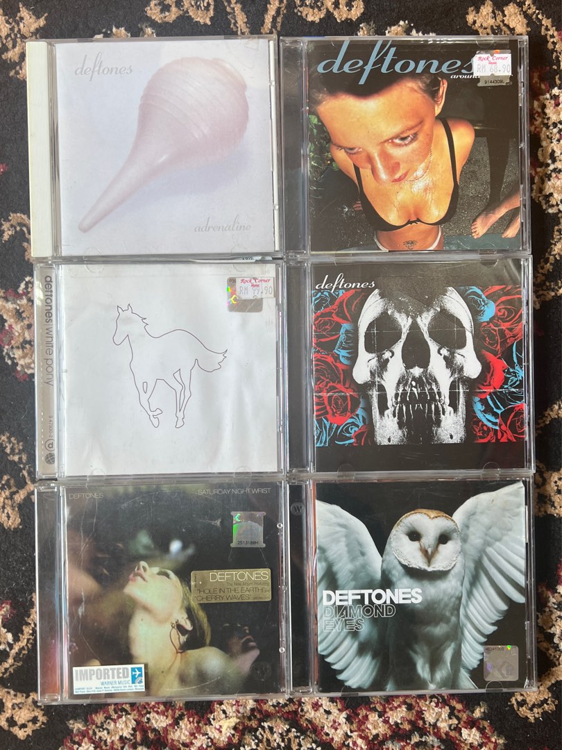 Deftones CD collection, Hobbies & Toys, Music & Media, CDs & DVDs on Carousell
