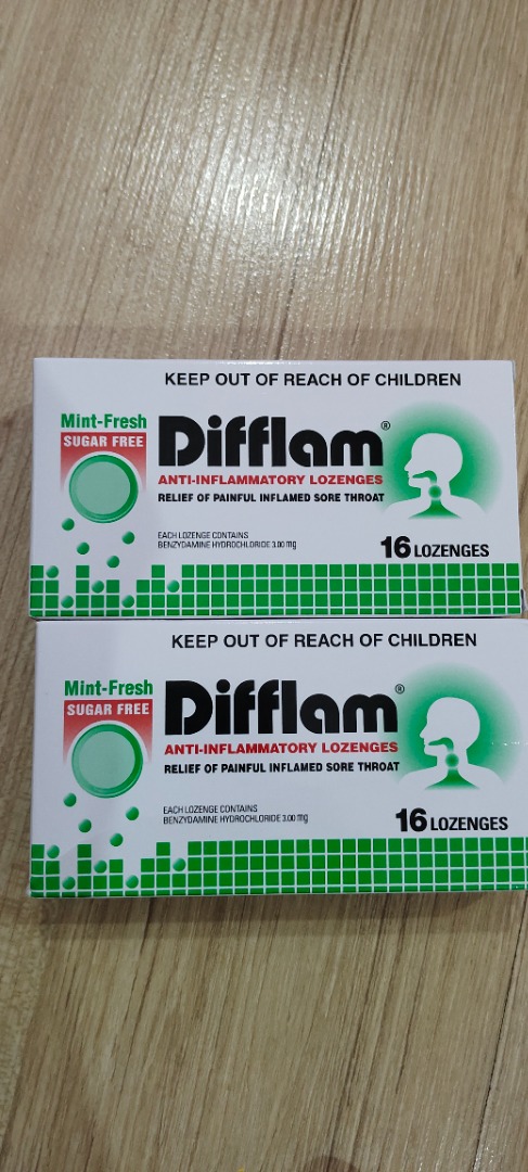 Difflam lozenages, Health & Nutrition, Medical Supplies & Tools on ...