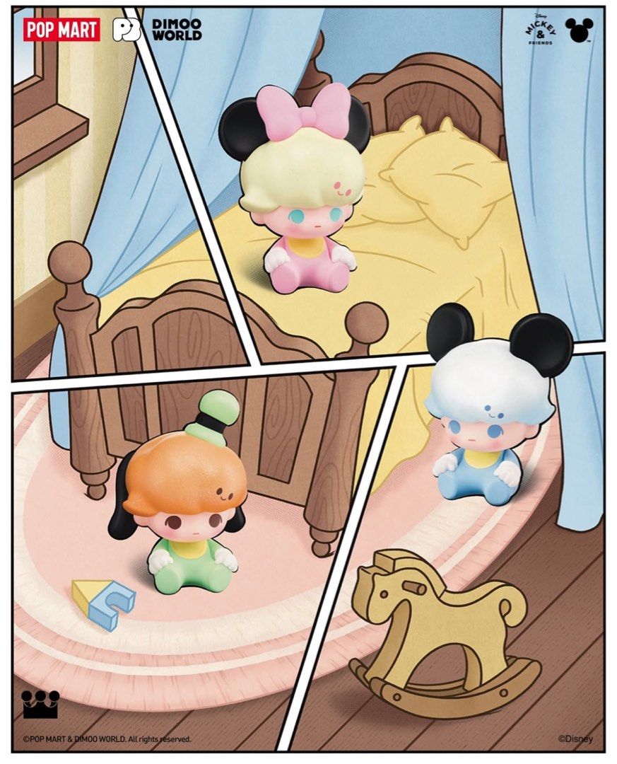Dimoo x Disney Classic Series POP BEAN [Secret - Mickey Childhood ...