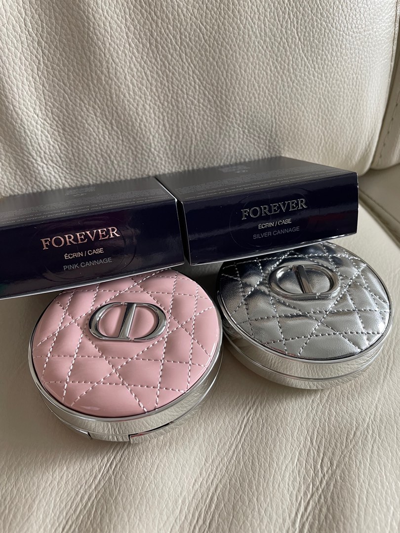 Dior Forever Cushion Compact case PINK SILVER, Beauty & Personal Care ...