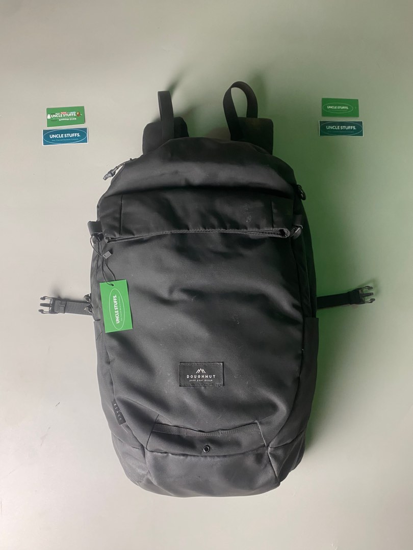 Doughnut® Astir Large Backpack - Black, Men's Fashion, Bags, Backpacks ...