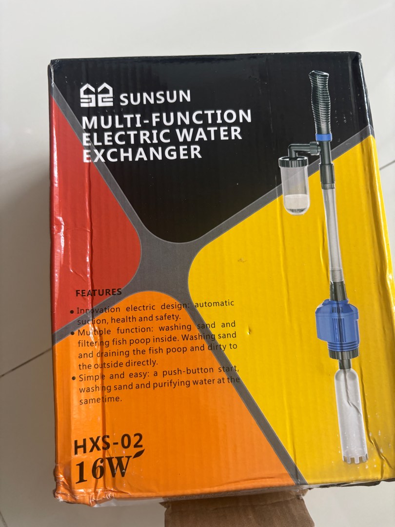 Powerful Electric Fish Tank Suction Pump, Pet Supplies, Homes & Other ...