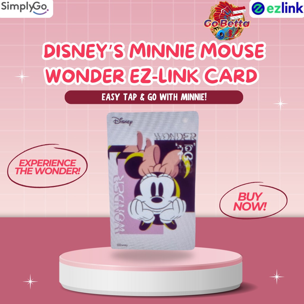 Ezlink Card Disney Minnie Mouse Ez Link Singapore MRT Card Singapore ...