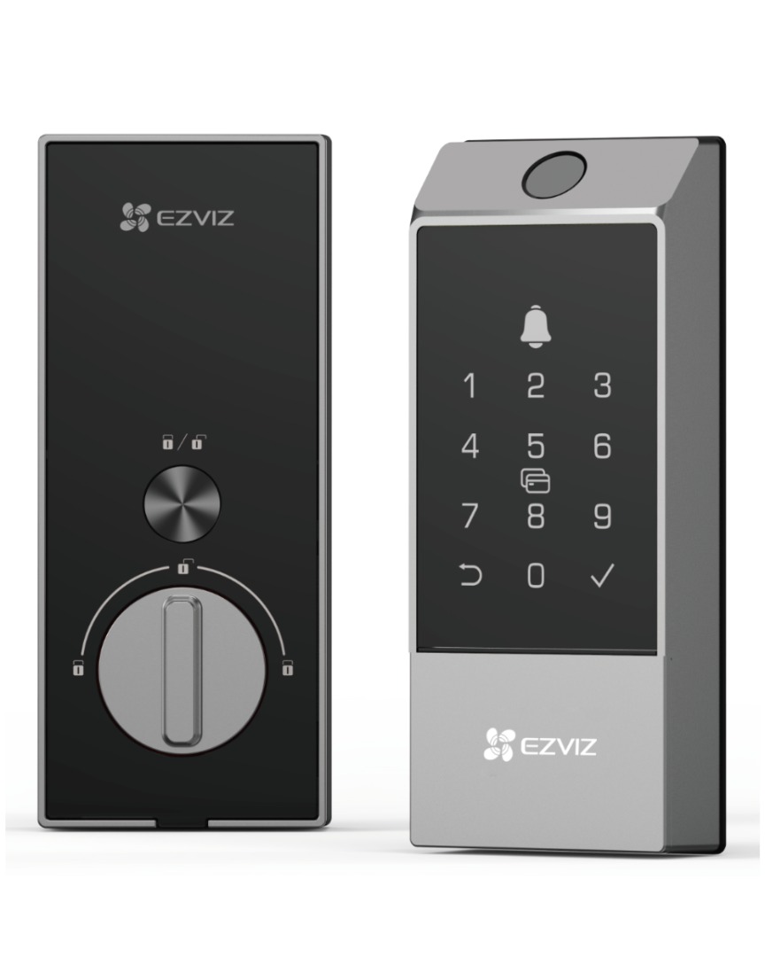 EZVIZ DL04 Pro Digital Door Lock - Fingerprint - Smart App - WiFi ...