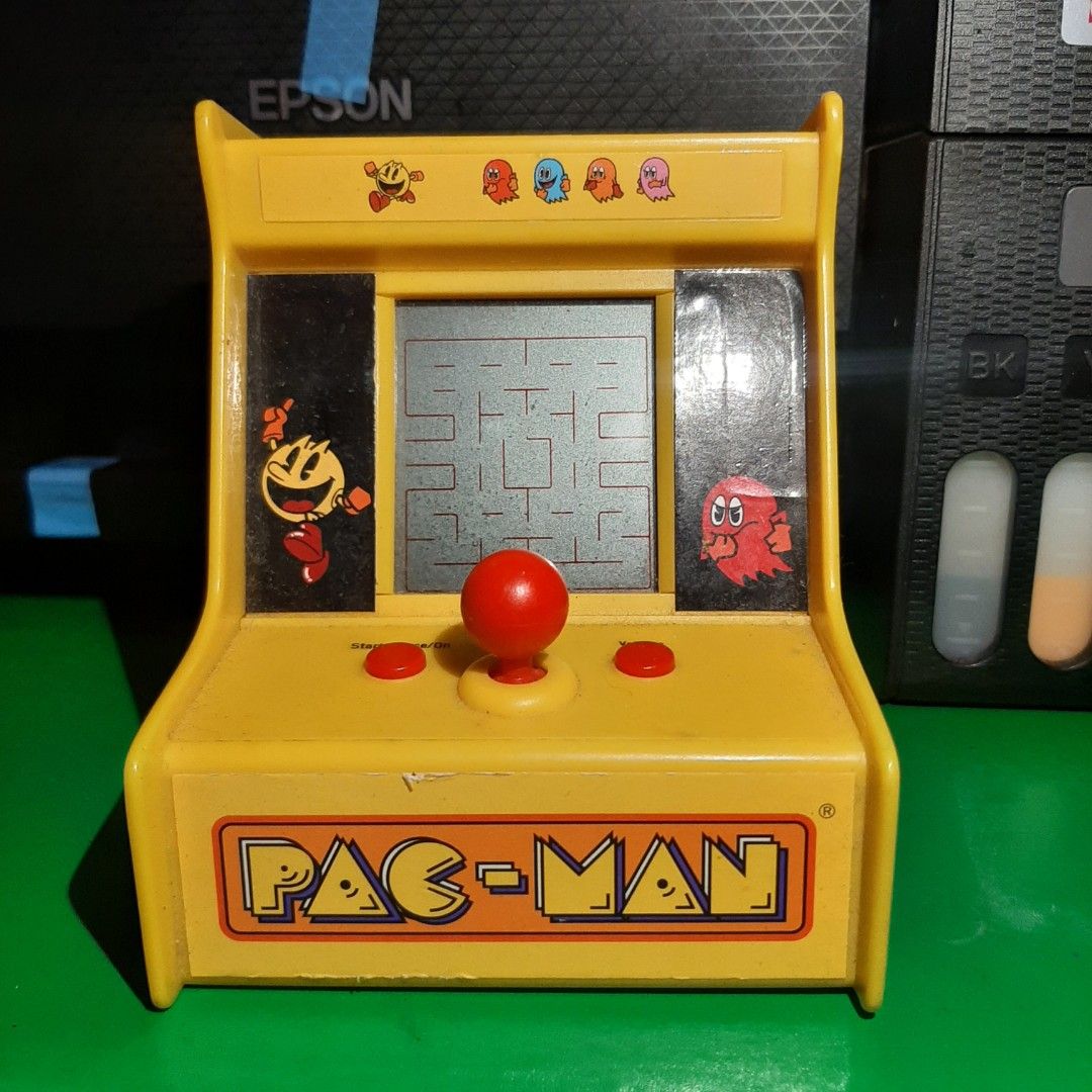 Figure Vintage Pac-man Arcade Mini Elektrik Hidup Original, Toys ...