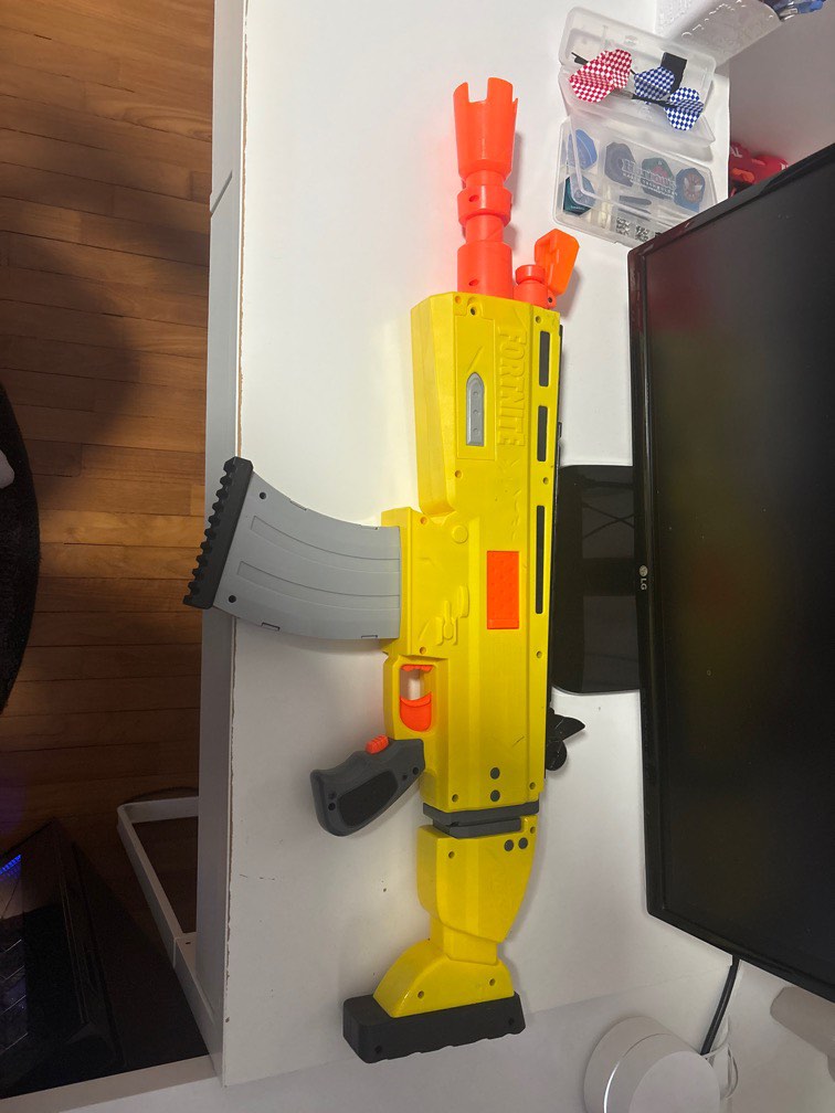 Fortnite scar nerf gun, Hobbies & Toys, Toys & Games on Carousell