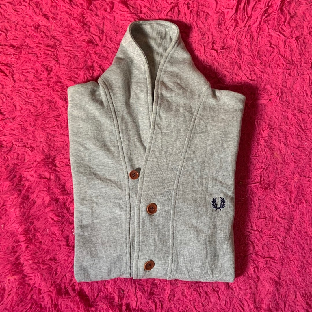 Fred Perry Cardigan, Women's Fashion, Tops, Longsleeves on Carousell