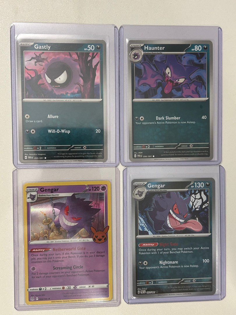 Gengar set, Hobbies & Toys, Memorabilia & Collectibles, Vintage ...