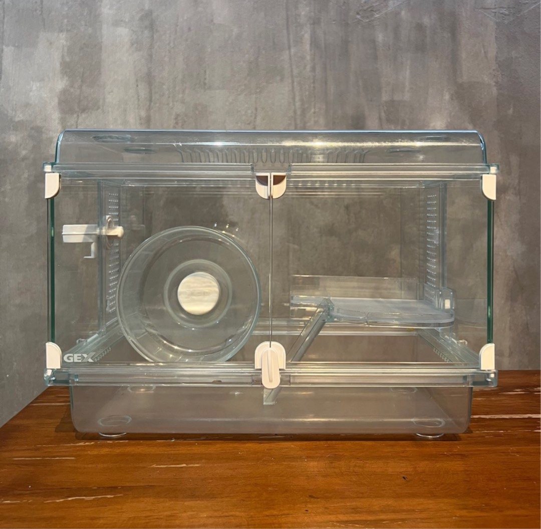 Gex Glass Hamster Cage 360 Plus, Pet Supplies, Homes & Other Pet Accessories on Carousell