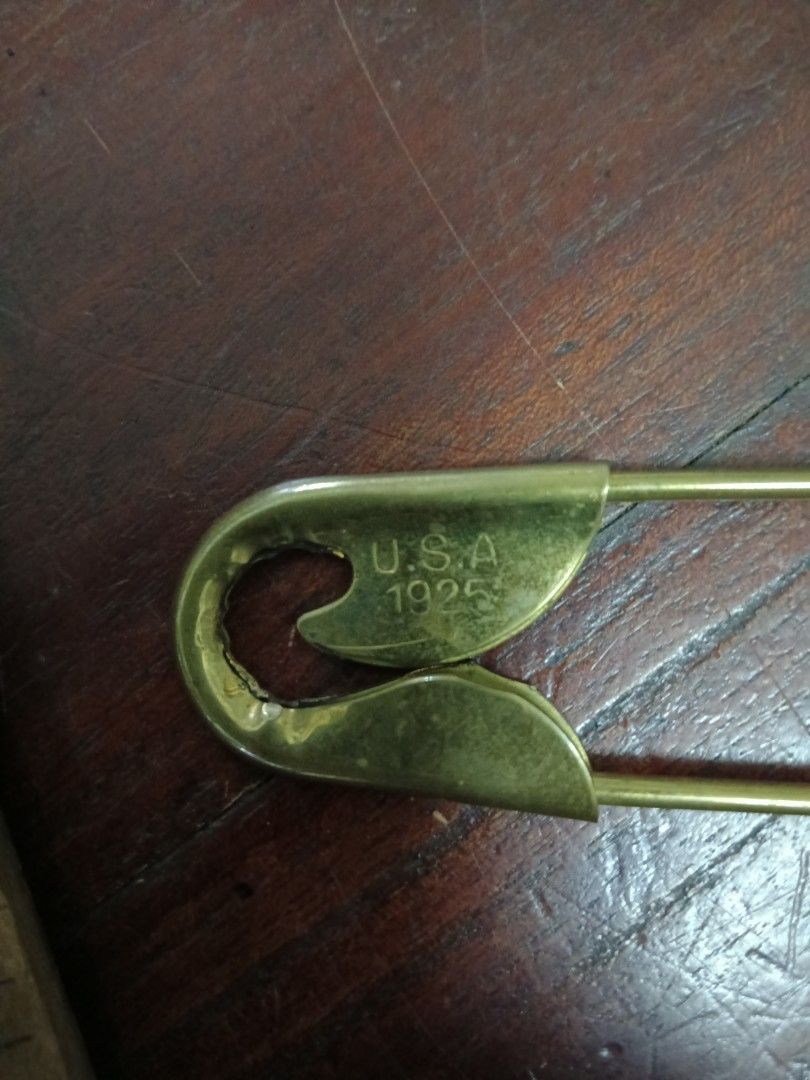 Giant pin USA 1925, Hobbies & Toys, Collectibles & Memorabilia, Vintage ...