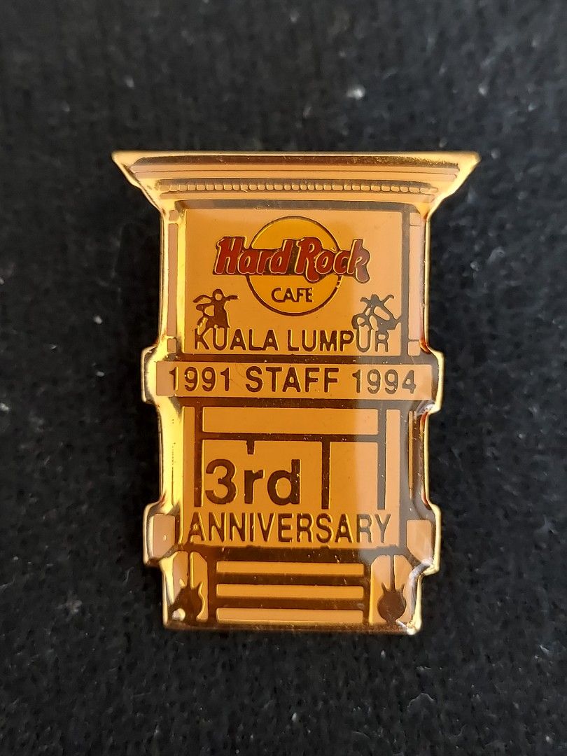 Hard Rock Cafe - HRC KUALA LUMPUR HOT & RARE 3RD ANNIVERSARY "STAFF ...