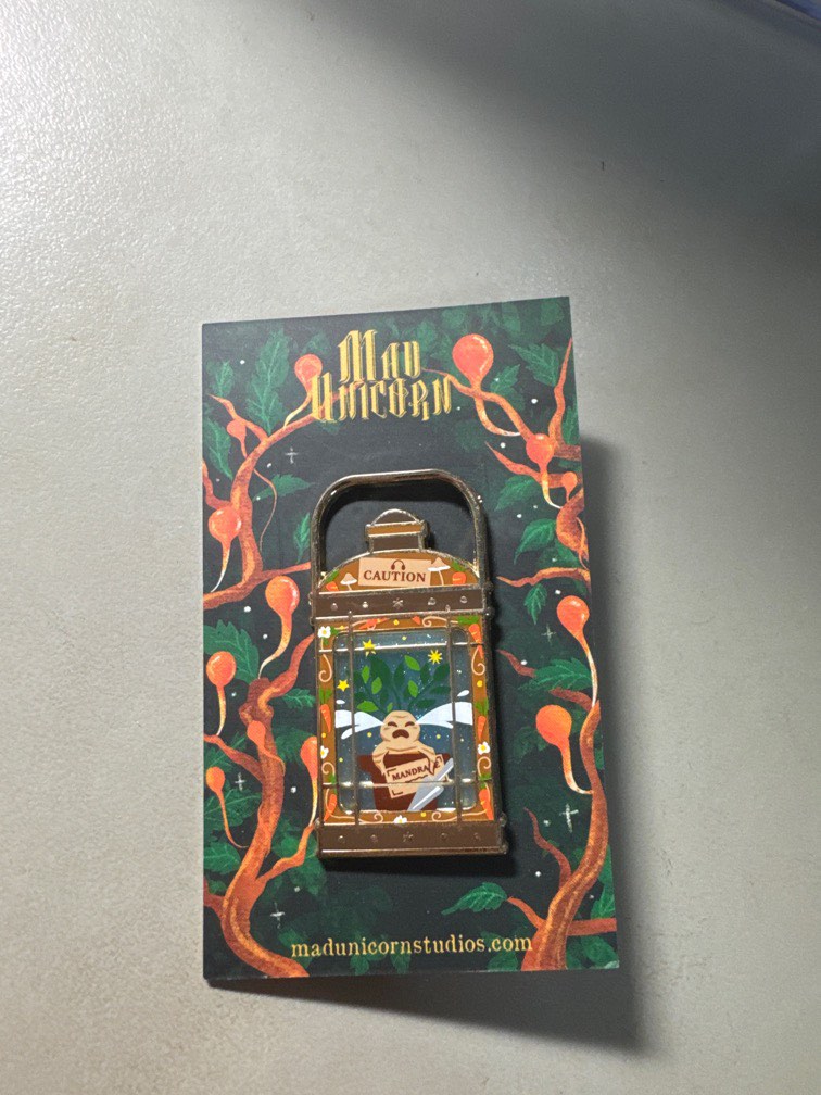 Harry Potter Mandrake Mad Unicorn pin, Hobbies & Toys, Stationery ...