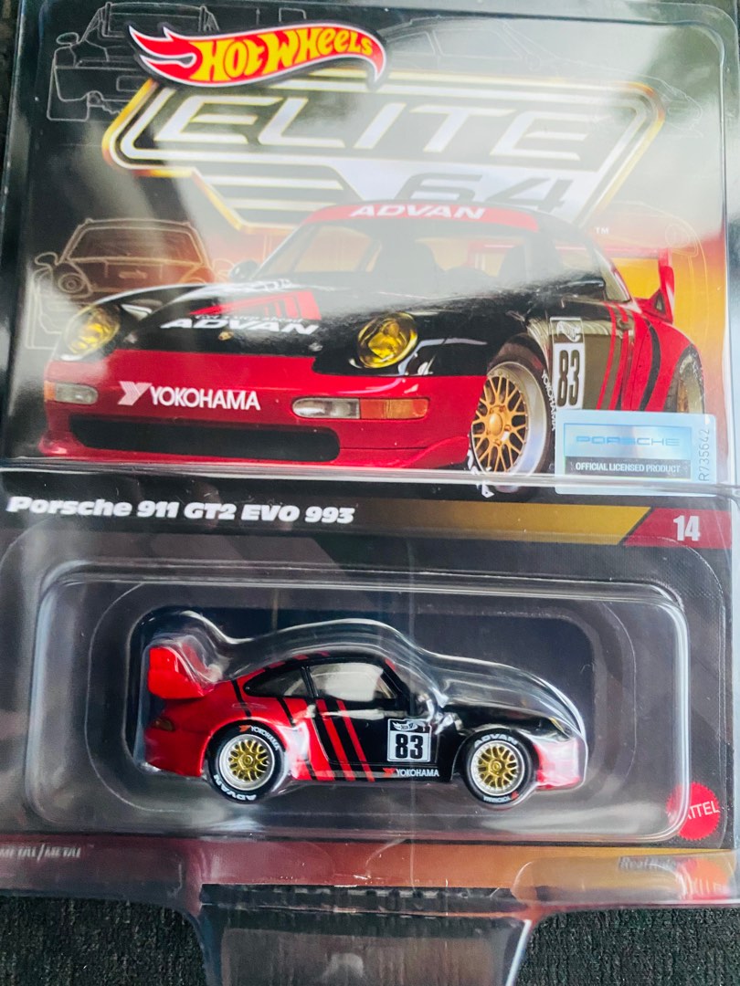 Hot Wheels Elite 64 Advan Porsche 911 GT2 Evo 993, Hobbies & Toys, Toys ...
