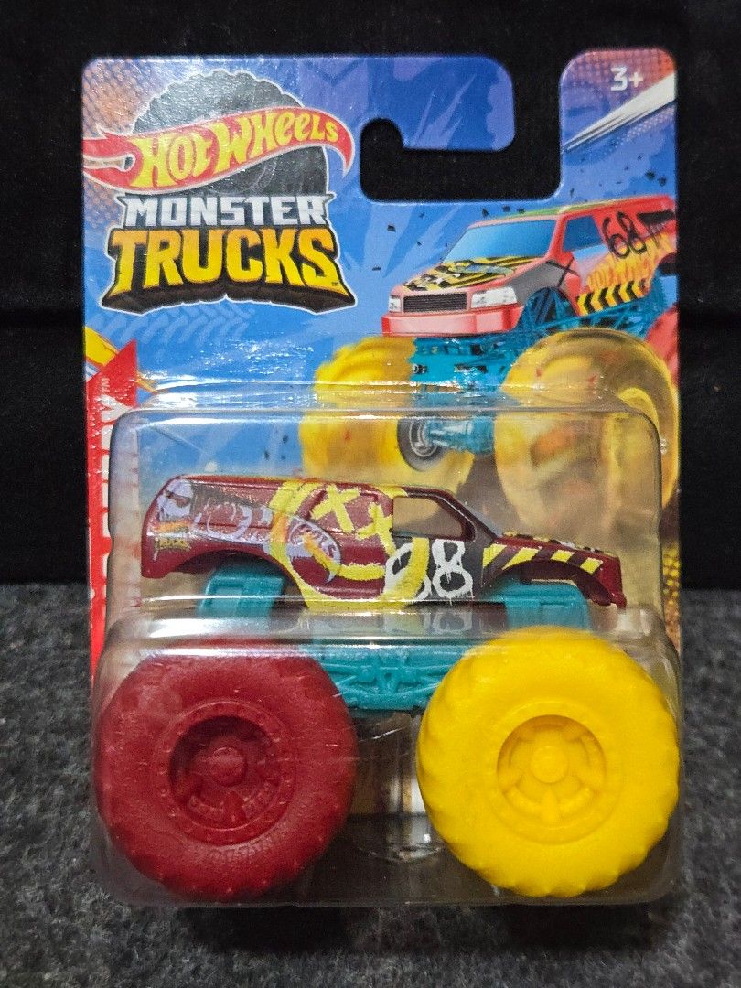 Hot Wheels Monster Trucks HW Demo Derby Nirvana Smiley Face Graffiti ...