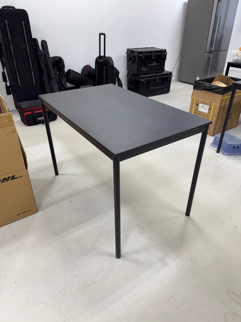IKEA SANDSBERG Table, black, 110x67 cm, Furniture & Home Living ...