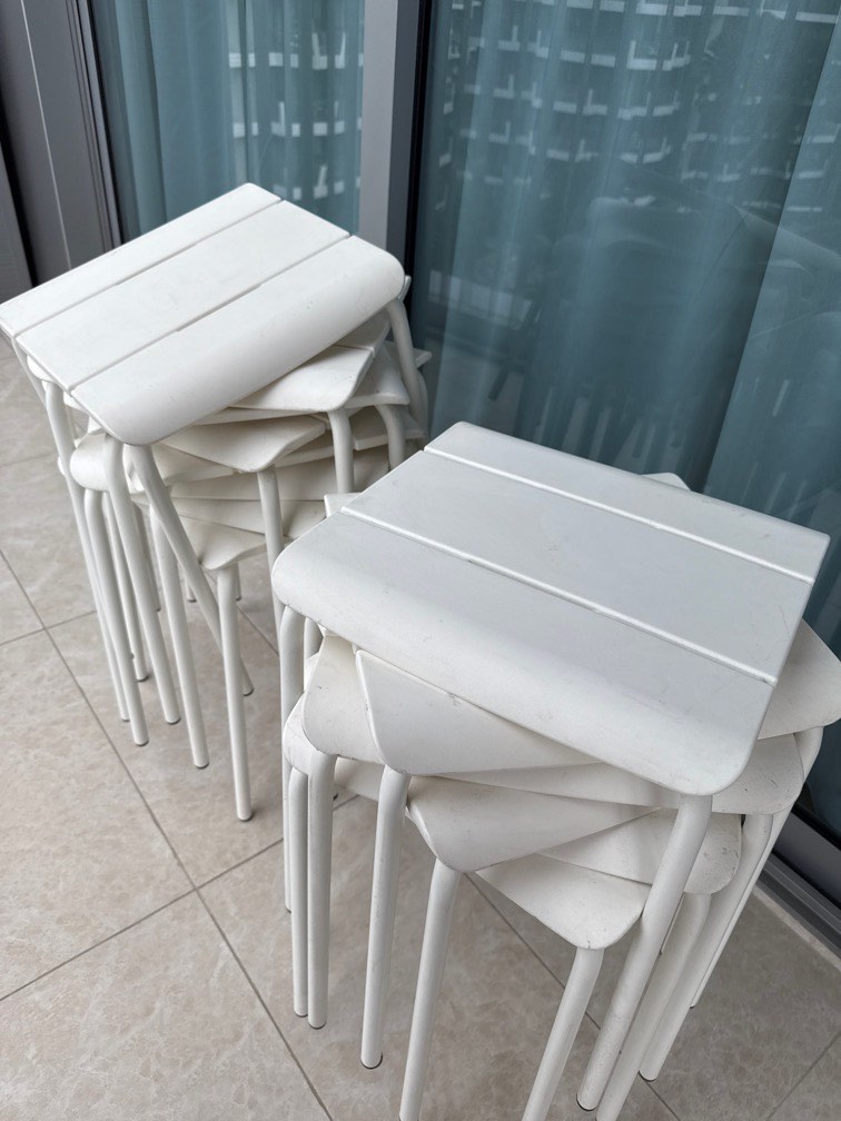 IKEA stackable stools, Furniture & Home Living, Furniture, Chairs on ...