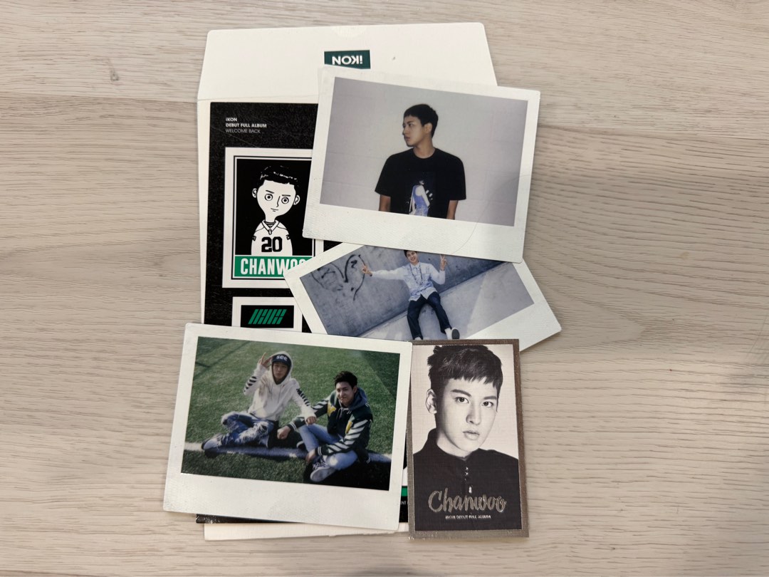 iKON Welcome Back CHAN WOO Ver. PC+ Sticker Pack, Hobbies & Toys ...