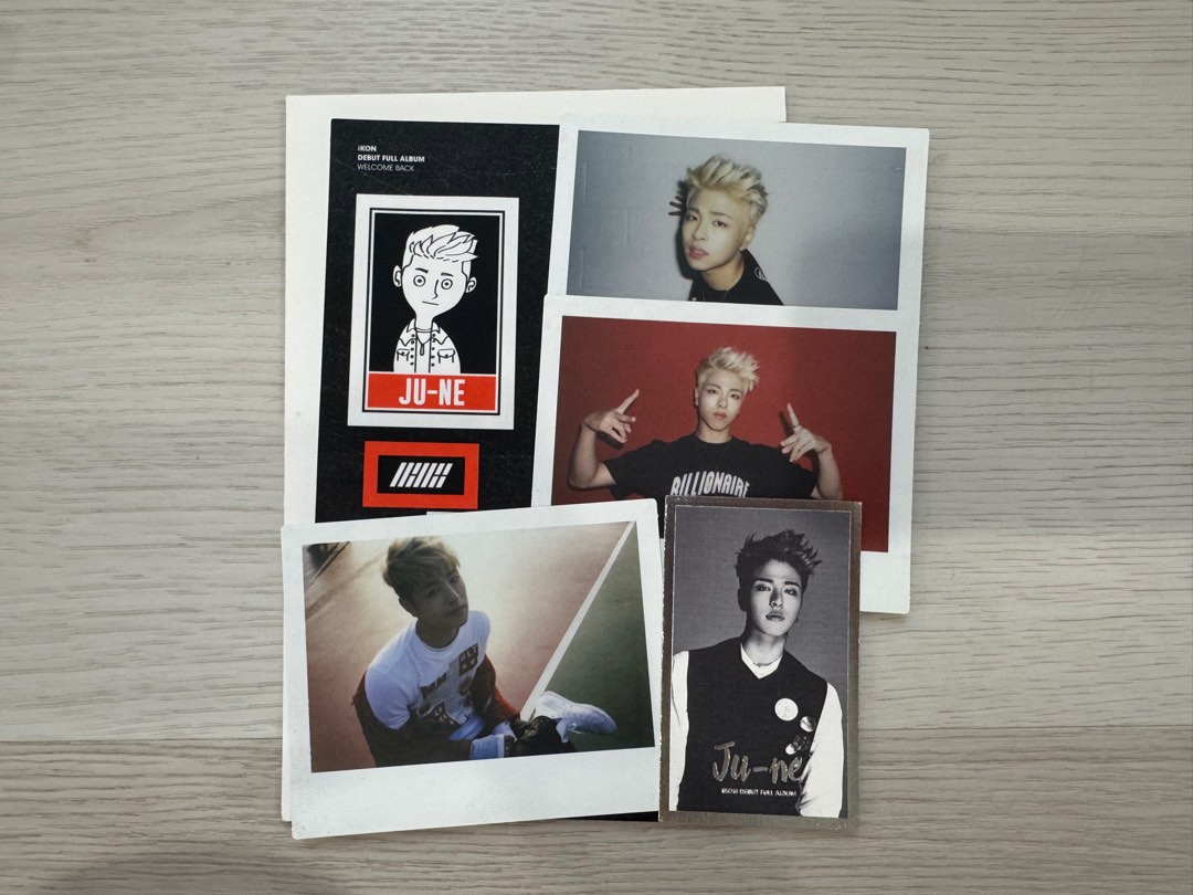 iKON Welcome Back JU-NE Ver PC + Sticker Pack, Hobbies & Toys ...