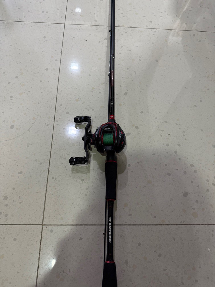 Kasting King Brutus Rod with Scotta Reel, Sports Equipment, Fishing on ...