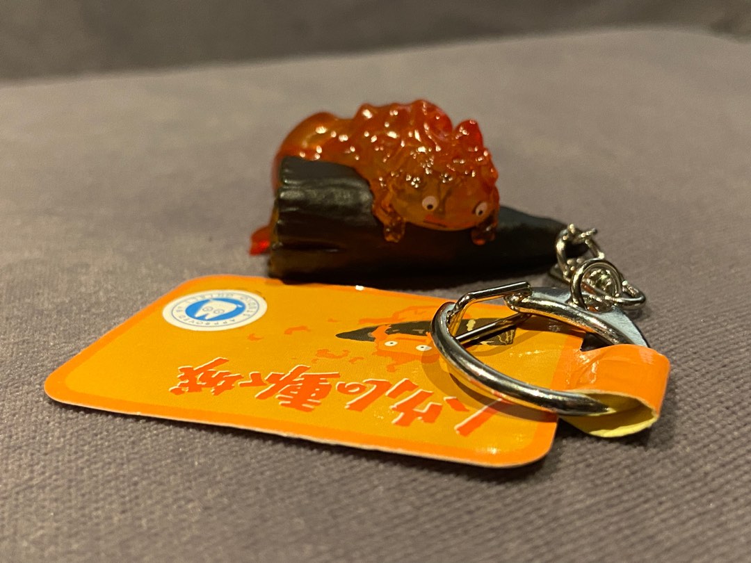 Keychain Lucifer from howls moving castle -Studio Ghibli, Hobbies ...