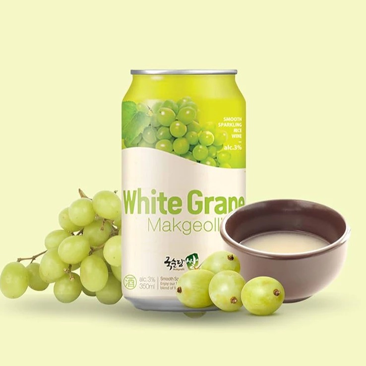 Kooksoondang Makgeolli White Grape Sparkling Korean Flavored Rice Wine ...