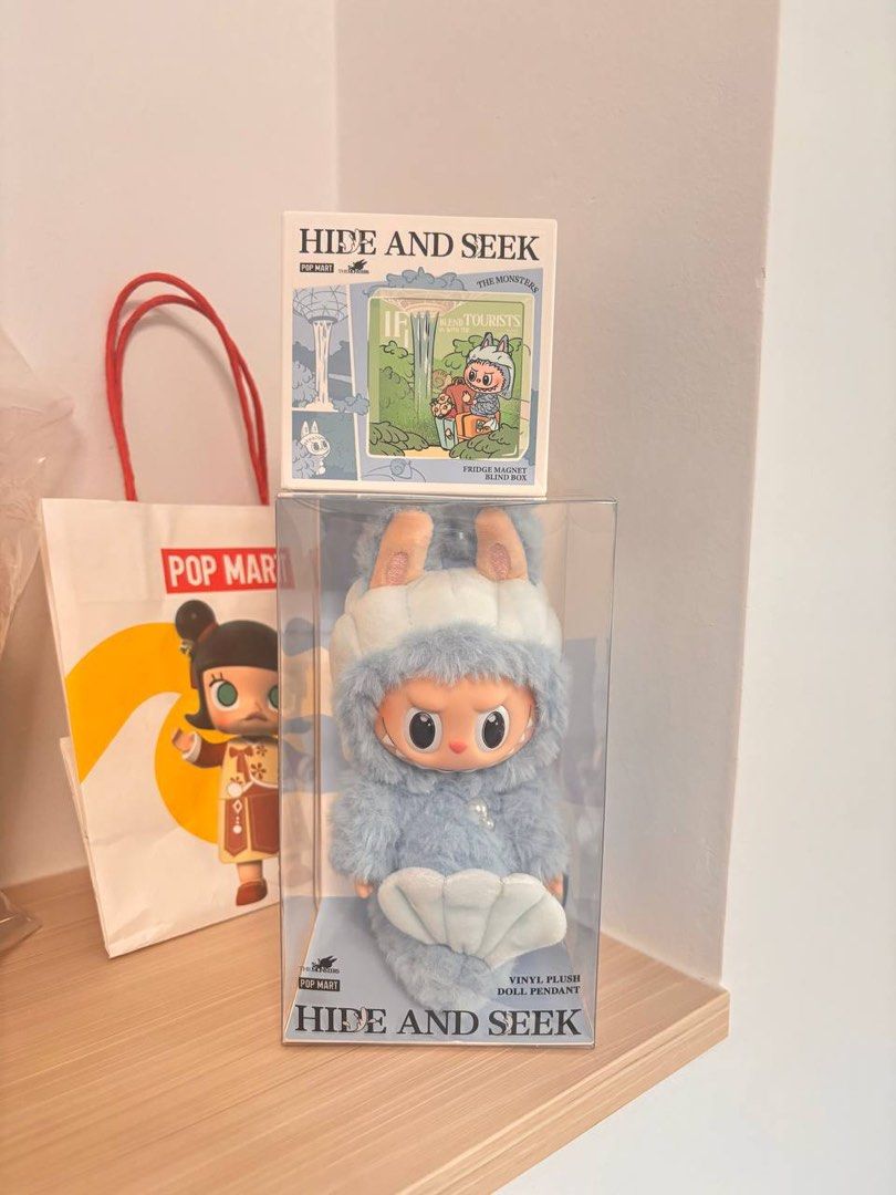 Labubu Singapore Limited Edition Merlion Mermaid Vinyl Plush Pendant ...