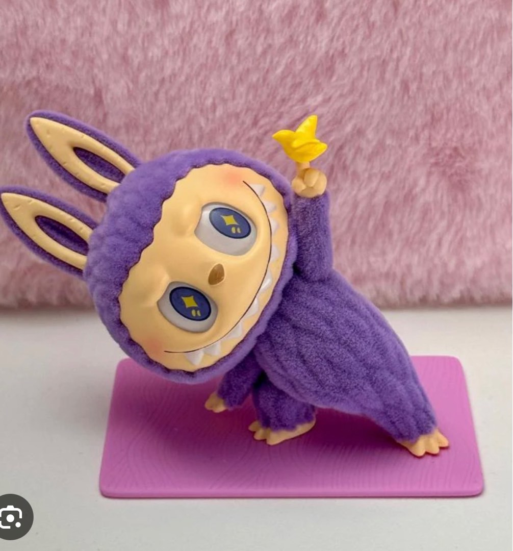 Lazy Yoga Labubu - Little Bird BNIF, Hobbies & Toys, Toys & Games on ...