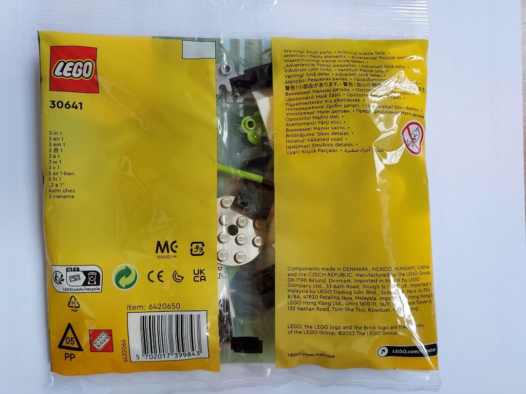 Lego 30641 Creator Panda Bear 3 in 1 Penguin Shark Dolphin Mini Model ...