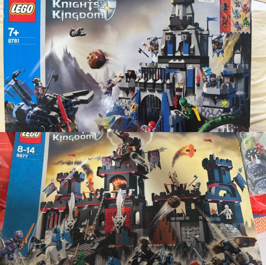 Lego Castle Knights Kingdom 8781 & 8877 Castle Of Morcia Vladek Dark ...
