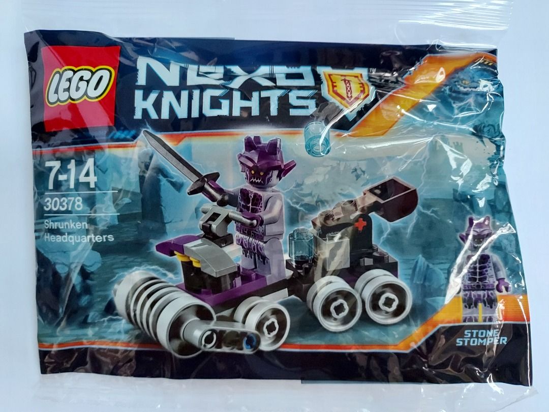 Lego Nexo Knights 30378 Shrunken Headquarters Promotional Minifig Stone ...